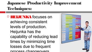 Productivity improvement slide share | PPT