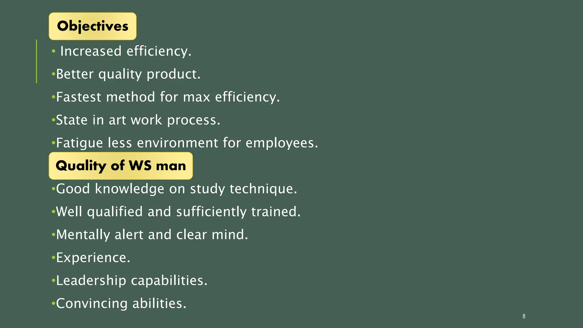 Productivity improvement techniques | PPTX
