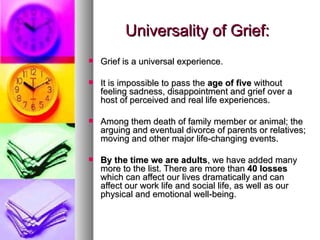 Grief: Productivity In The Workplace | PPT