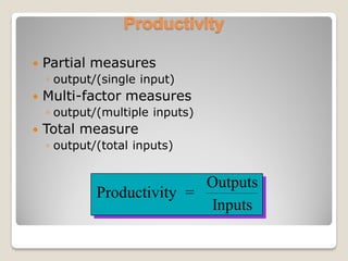 Productivity management | PPT