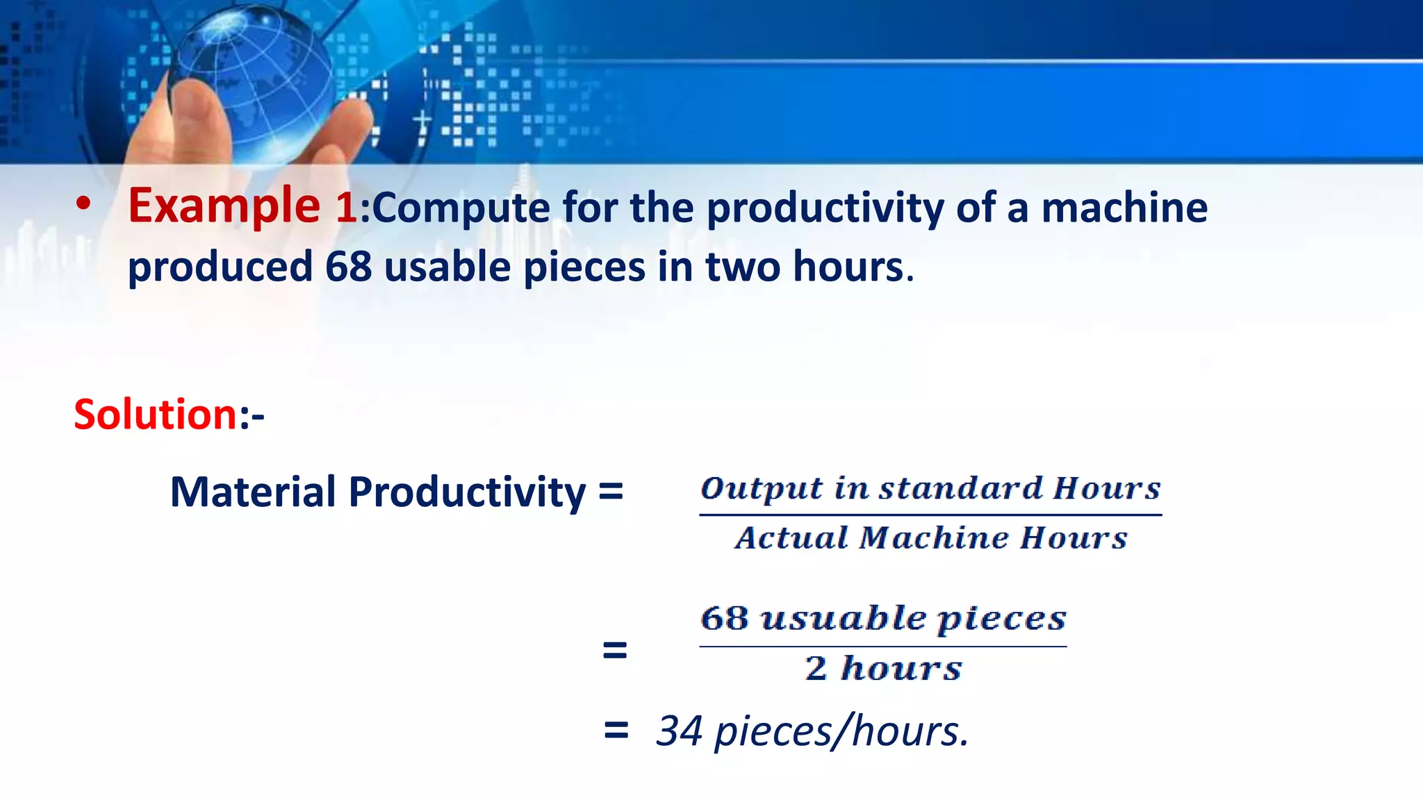 Productivity management | PPTX