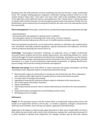 Productivity management final part 1 m | PDF