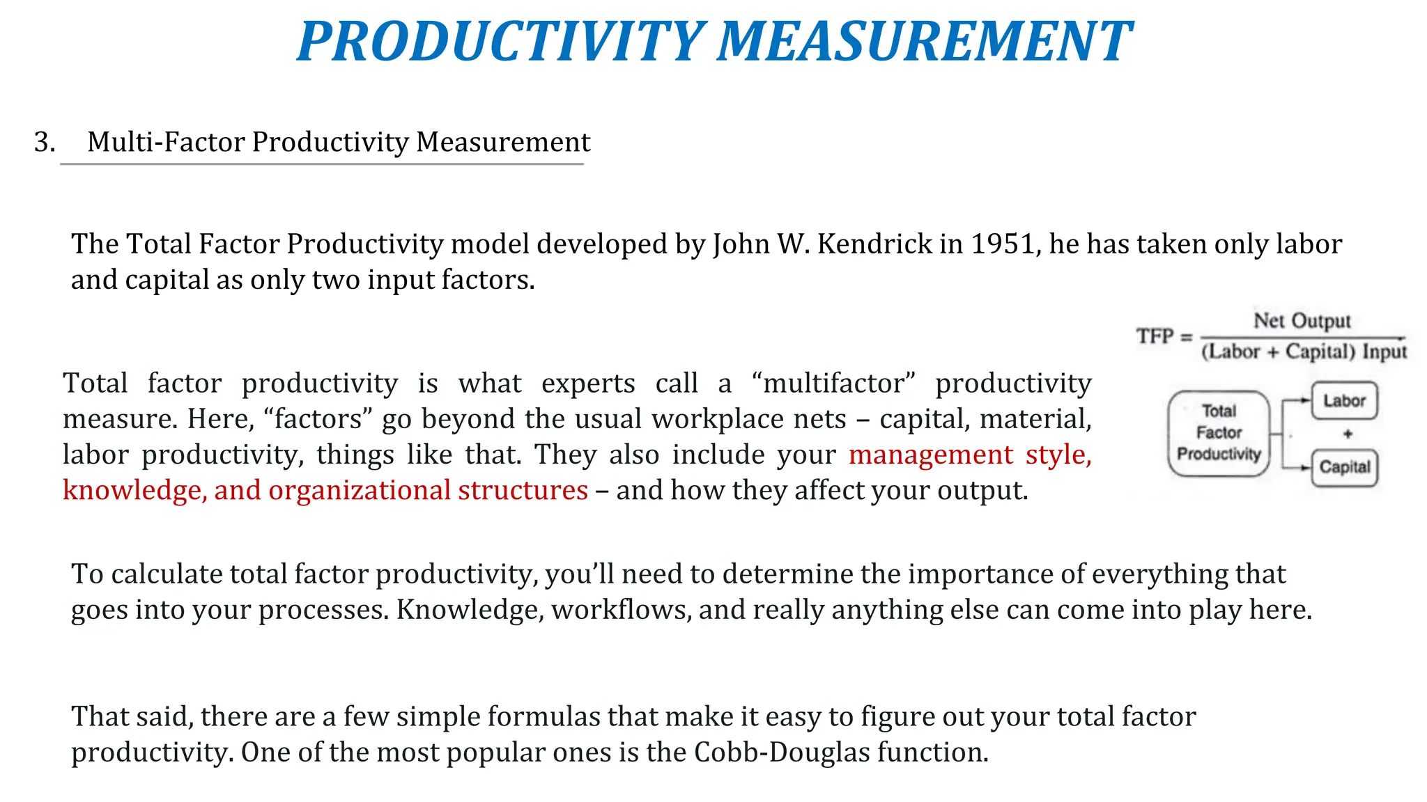 Productivity Measurement, Types with solved Examples.pptx
