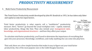 Productivity Measurement, Types with solved Examples.pptx