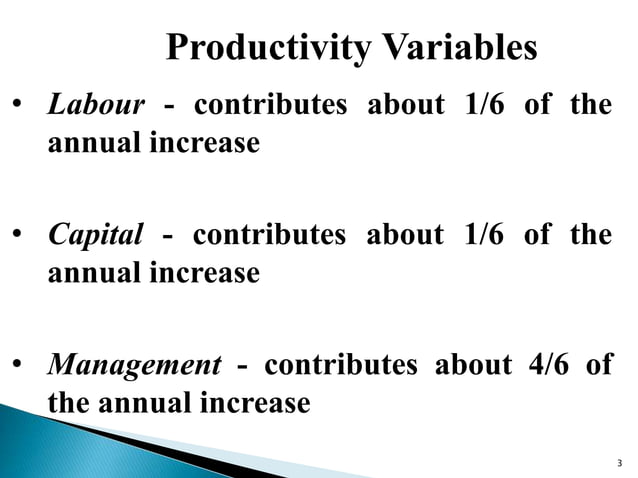 Productivity measurement approaches | PPTX | Business Accounting ...