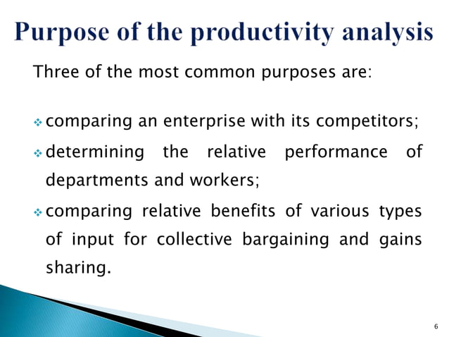 Productivity measurement approaches | PPTX | Business Accounting ...