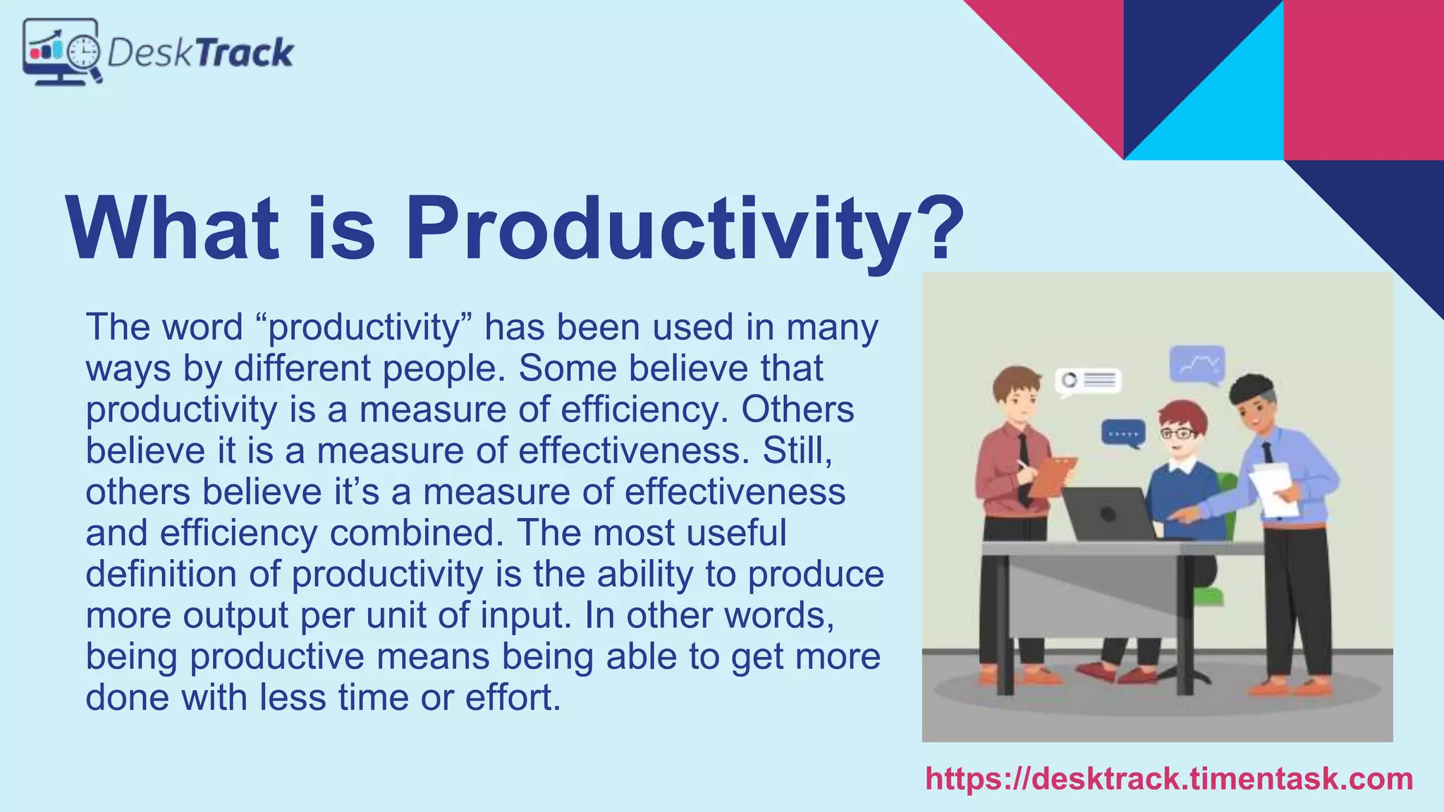 What is the Importance of Productivity in the Workplace? | PPTX