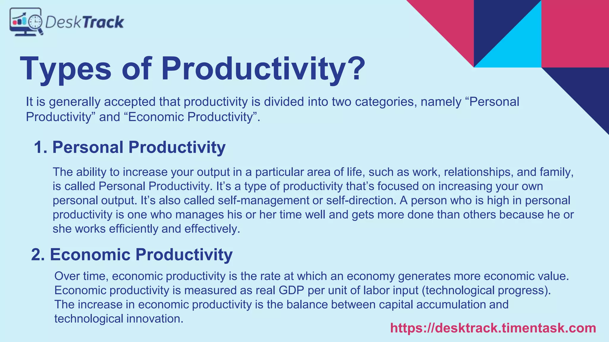 What is the Importance of Productivity in the Workplace? | PPTX