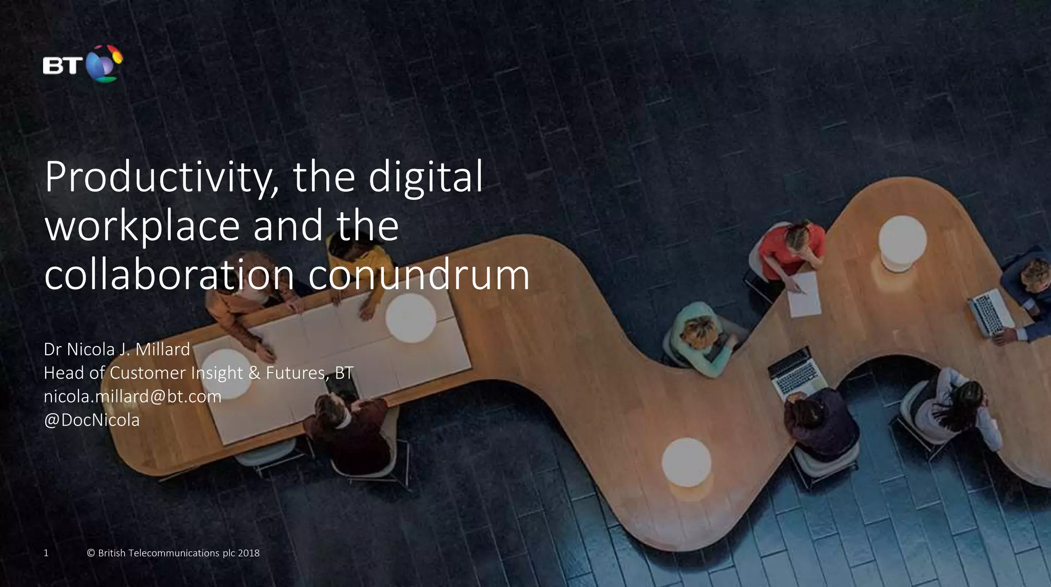 Productivity, the digital workplace and the collaboration conundrum | PPT