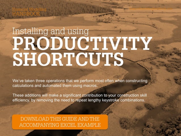 Installing and Using Productivity Shortcuts | PDF