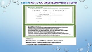 Ipal biotech by BioSeven STP utk limbah klinik, puskesmas, lab, dll | PPT