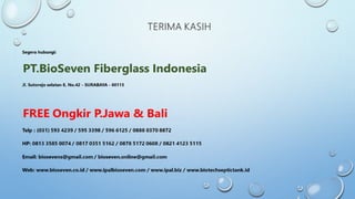 Ipal biotech by BioSeven STP utk limbah klinik, puskesmas, lab, dll | PPT