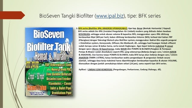 Ipal Klinik by IPAL BioSeven STP, WWTP, Septic tank (0821 4123 5115 ...