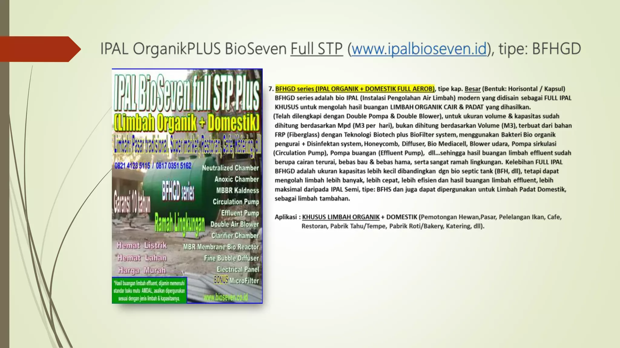 PROMO MURAH! IPAL BioSeven STP WWTP - Garansi 10thn - Sertifikat ISO | PPT