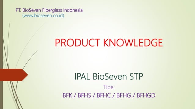PROMO MURAH! IPAL BioSeven STP WWTP - Garansi 10thn - Sertifikat ISO | PPT