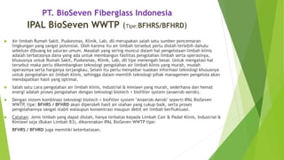 Ipal Puskesmas by IPAL BioSeven STP, WWTP, Septic tank (0821 4123 5115) www.bioseven.co.id