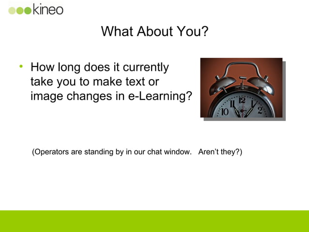 Kineo Product Knowledge e-Learning | PPT