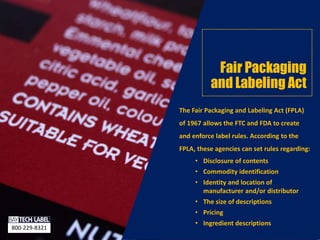 Product labeling and legal compliance | PPT