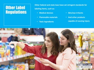 Product labeling and legal compliance | PPT