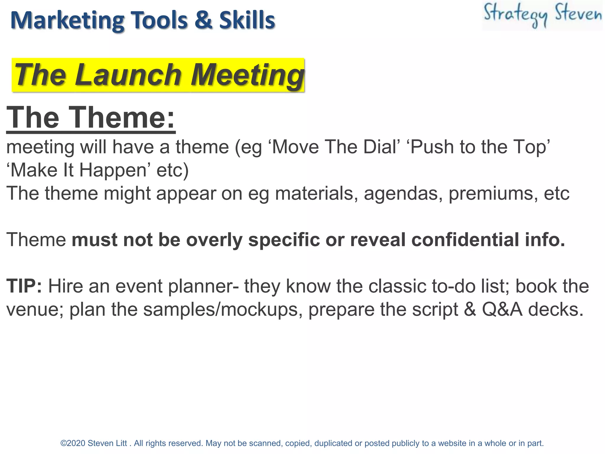 Product Launch Meetings litt2021 | PDF