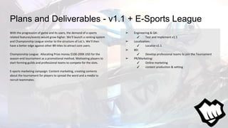 Riot Games Interview presentation Product launch plan | PDF