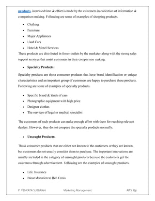 Product levels classification product mix & pricing stratagies | PDF