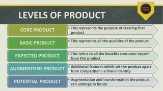 Product levls and classification | PPTX