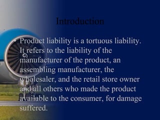 Product Liability | PPTX