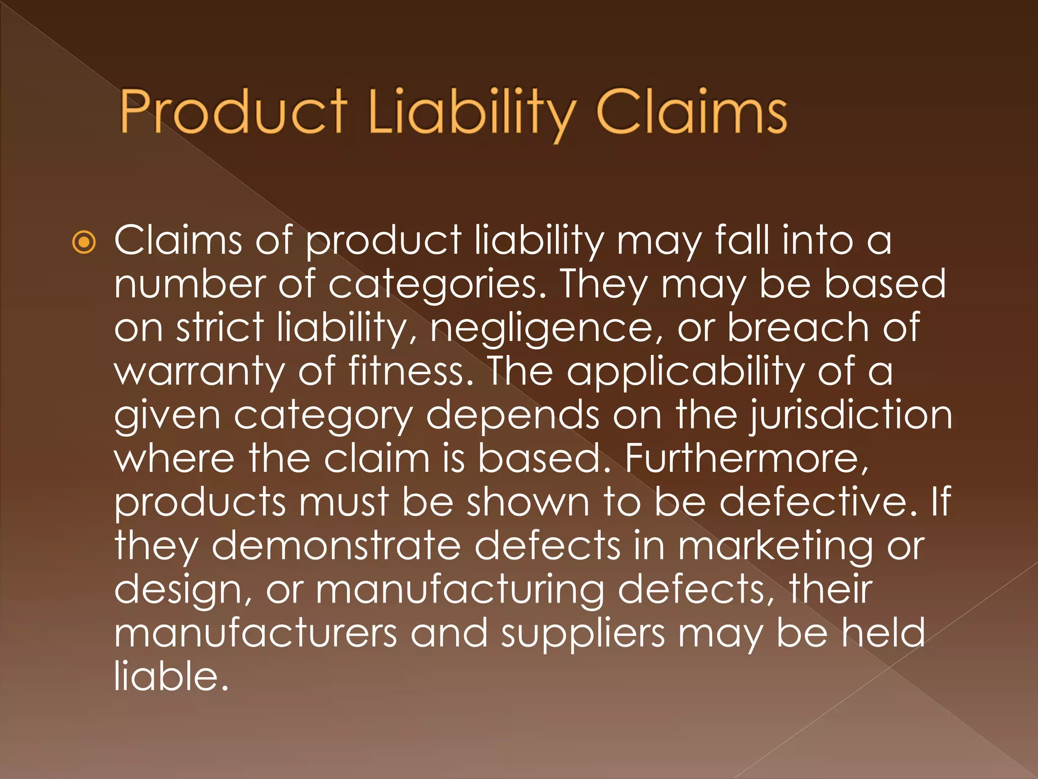 Product Liability | PPTX