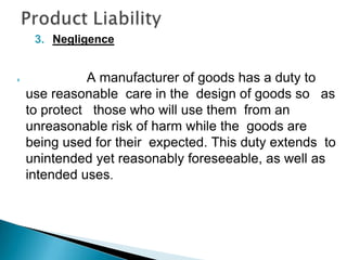 Product Liability | PPTX | Business | Business and Finance