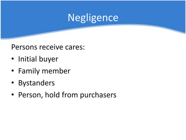 Product liability presentation | PPTX