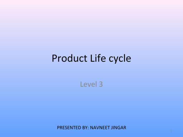 Product life cycle | PPT