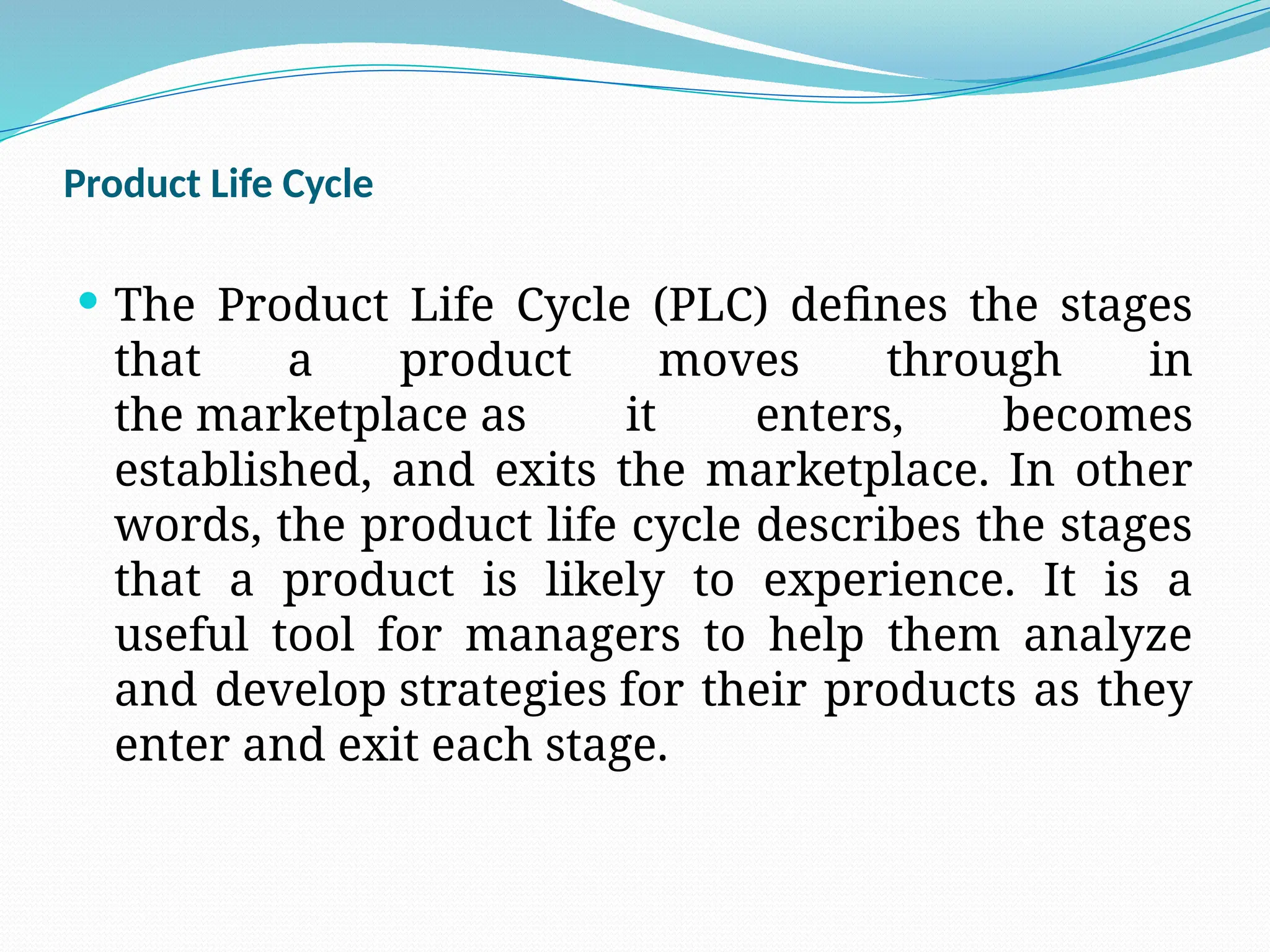 Product Life Cycle Power Point Presentation | PPTX