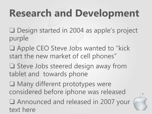 Product life cycle iphone | PPTX | Smartphones | Consumer Electronics