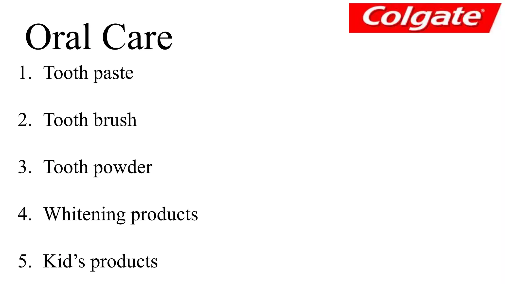Colgate Product life cycle and Bcg Matrix | PPTX