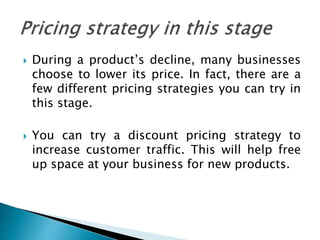 Product life cycle and its price strategies | PPTX