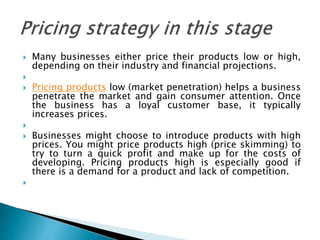 Product life cycle and its price strategies | PPTX