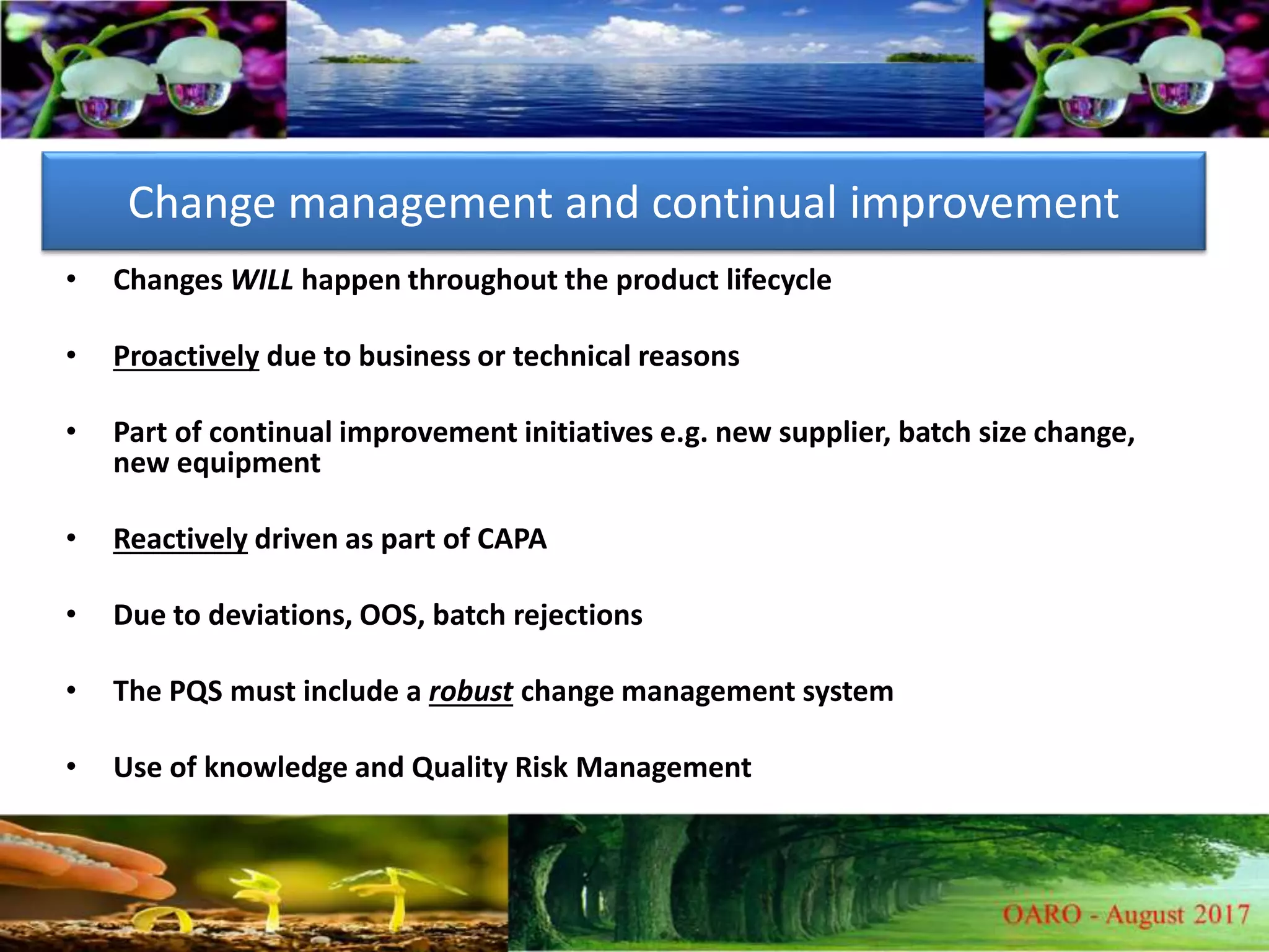ICH Guideline (Q8,Q9&Q10) &Product Life Cycle | PPTX
