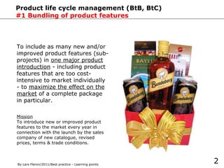 Product Life Cycle Management Best Practice | PPT | Business | Business ...