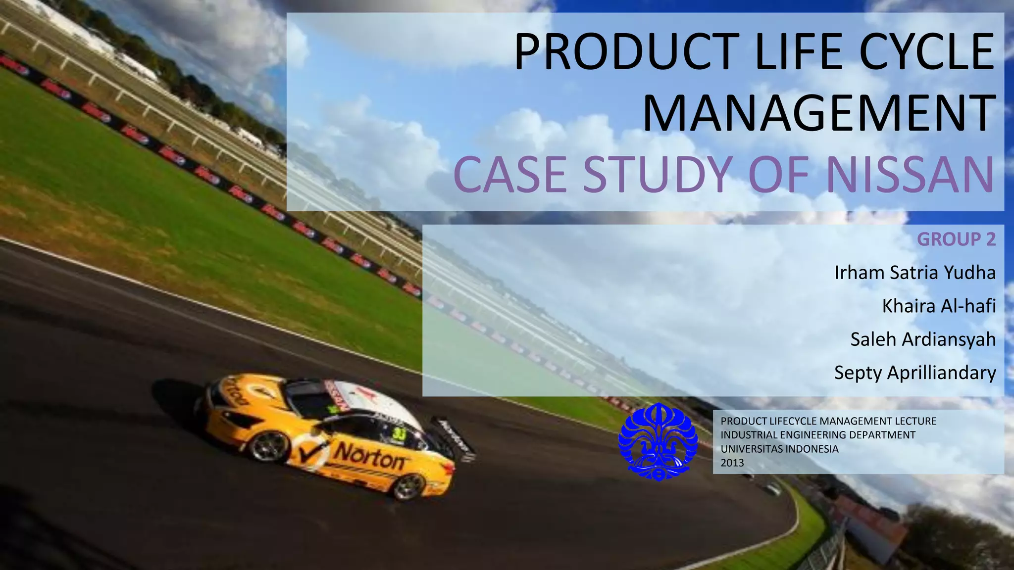 Product life cycle management case study of nissan | PDF