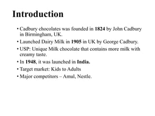 Product life cycle of dairy milk 03.04.2014