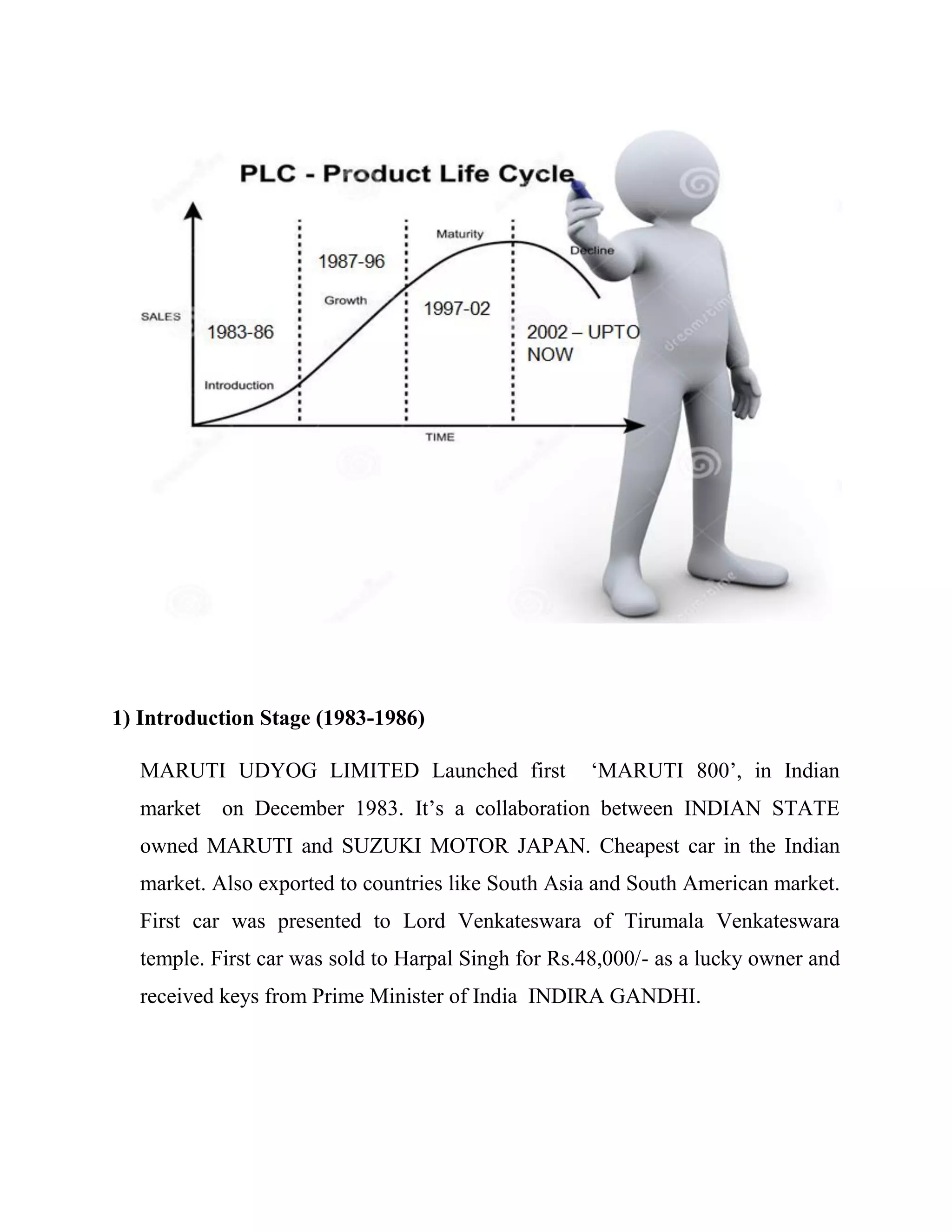 Product life cycle of maruti 800 | PDF