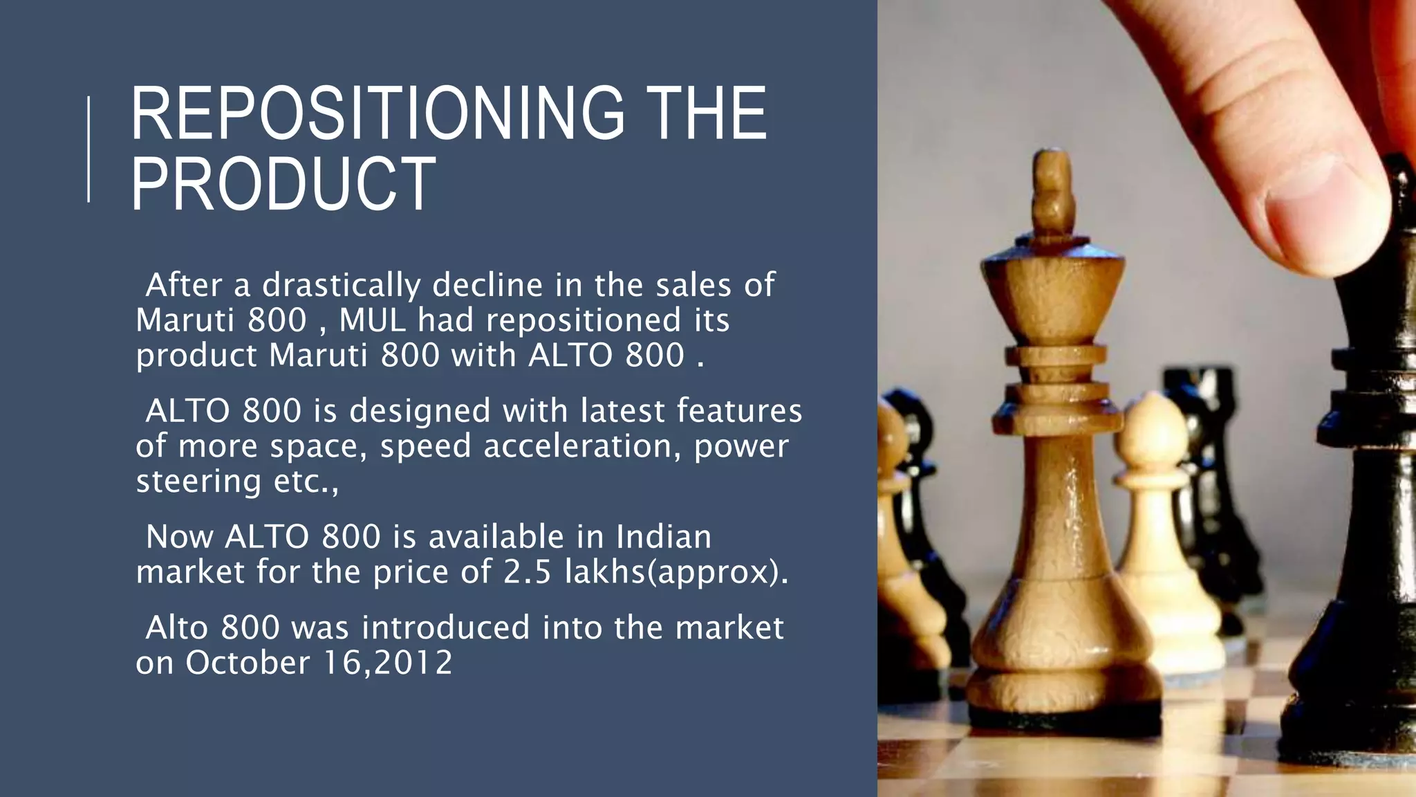 Product life cycle of maruti 800 | PPTX