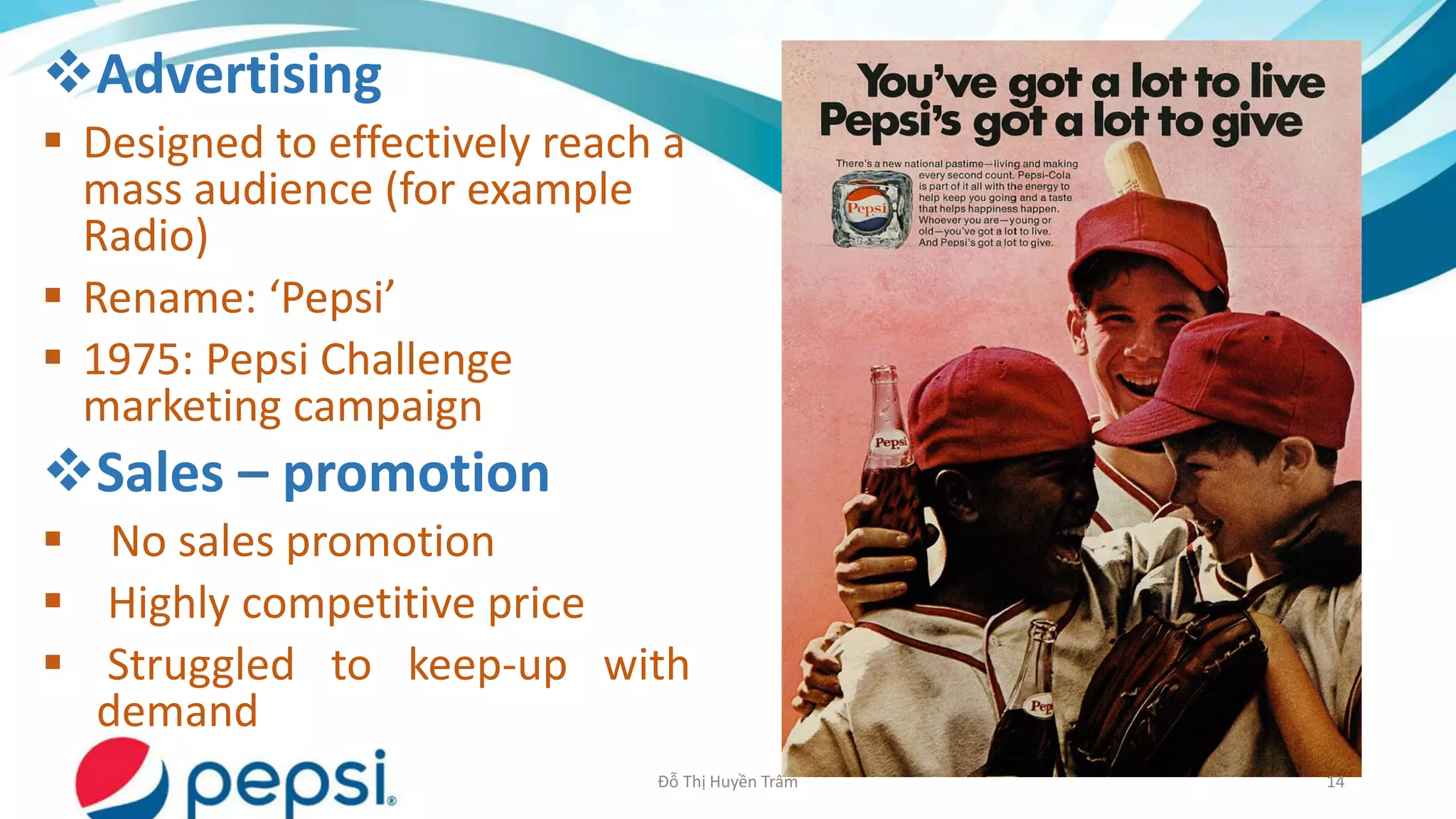 The product life cycle of Pepsi | PDF