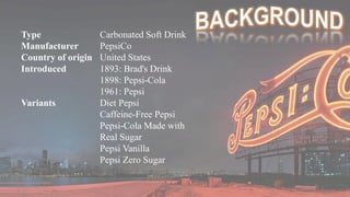 The product life cycle of Pepsi | PDF