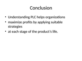 Product life cycle and it's stages with examples | PPTX