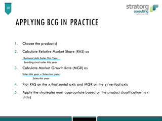 PRODUCT LIFE CYCLES AND THE BOSTON (BCG) MATRIX by Workforce Stratorg ...