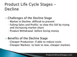 Product Life Cycle Stages Explained | PDF