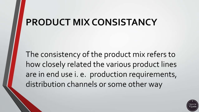 Product Line and Product Mix decisions | PPTX