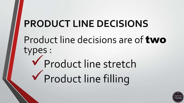 Product Line and Product Mix decisions | PPTX